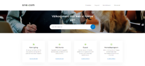 One.com - Stabilt webbhotell och mail från 19kr/månad